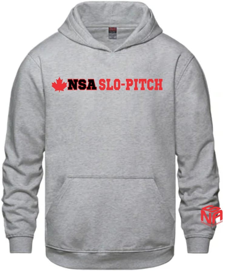 Pullover Athletic Grey Hoodie – NSA Canada