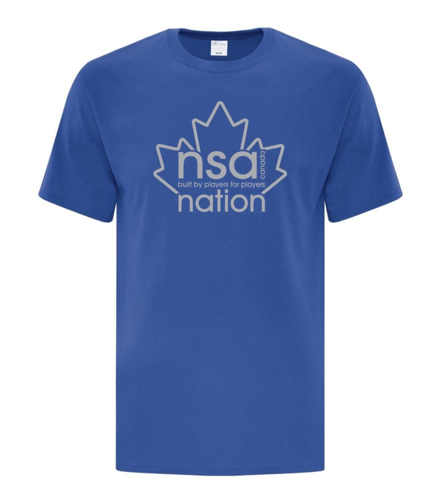 NSA Built by Players Nation Royal Shirt - NSA Canada