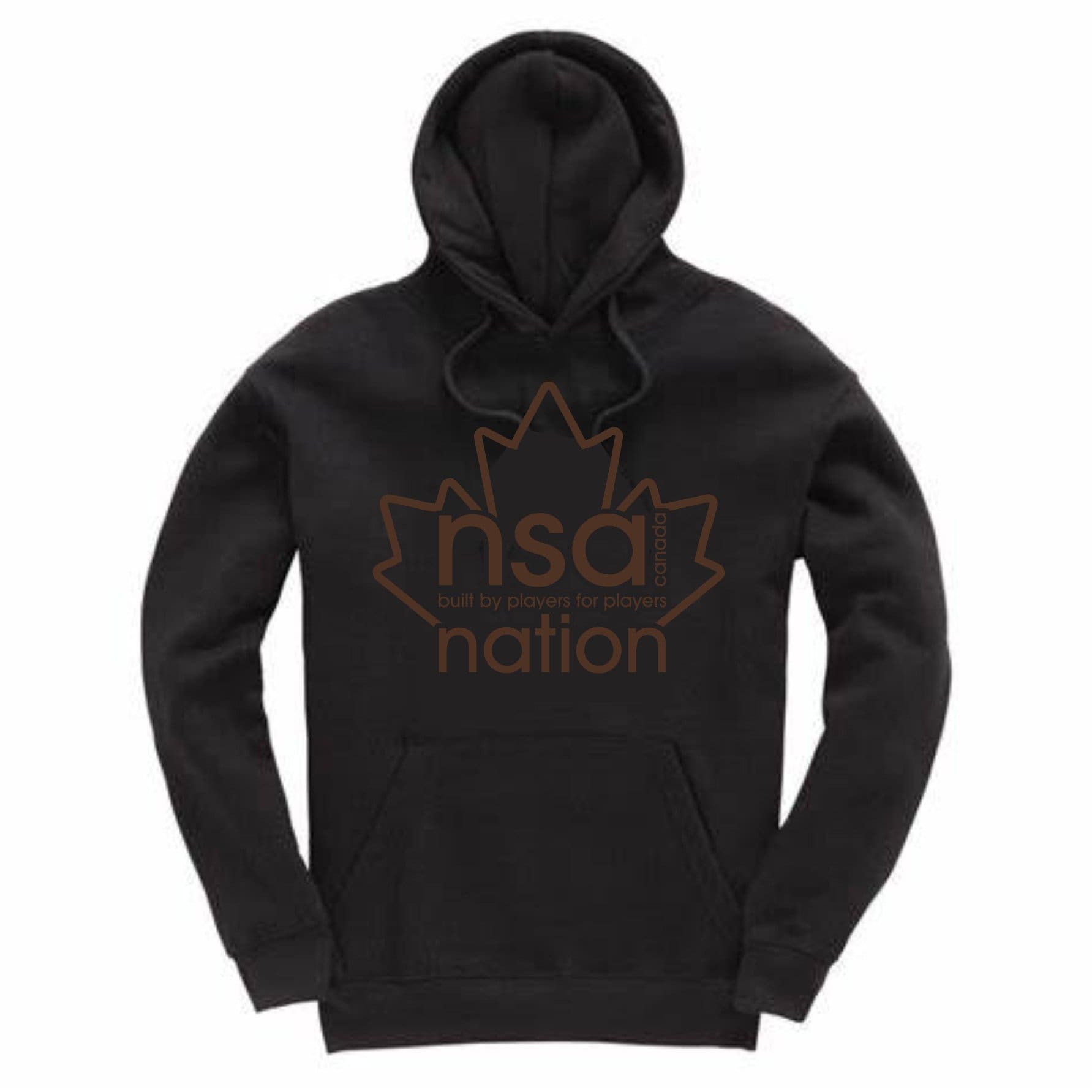 Pullover Black Waffle Hoodie - NSA Canada