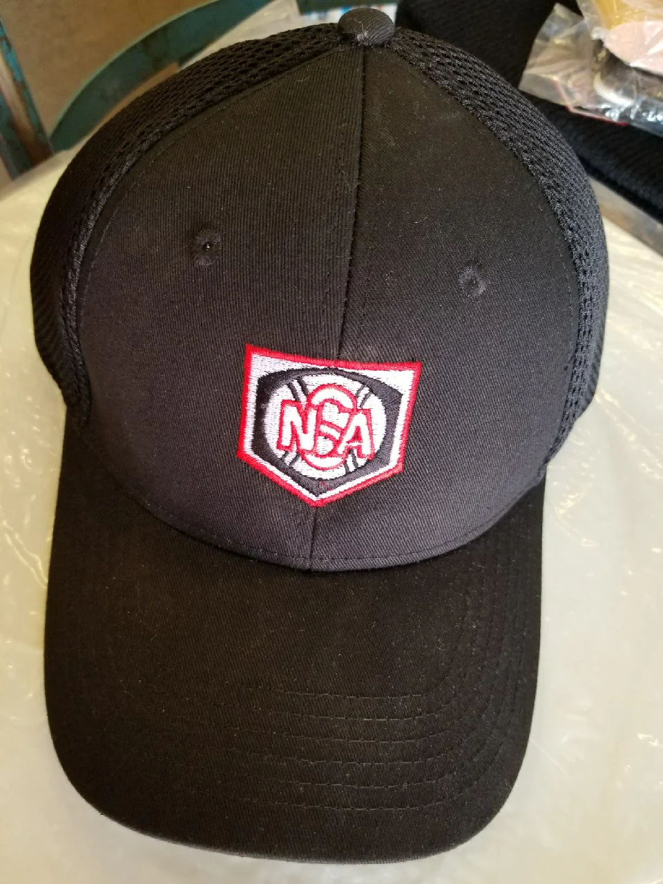 NSA Canada Official Adjustable Umpire Hat - Black - NSA Canada
