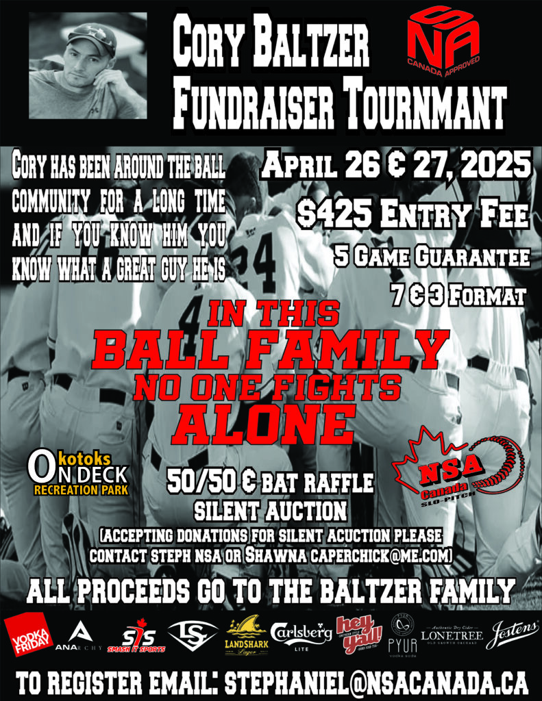 Cory Baltzer Fundraiser Tournament – NSA Canada