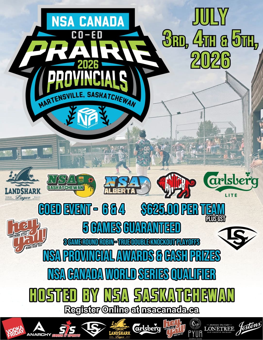 NSA Canada Prairie Provincial COED Championships July 3rd to 5th, 2026 ...