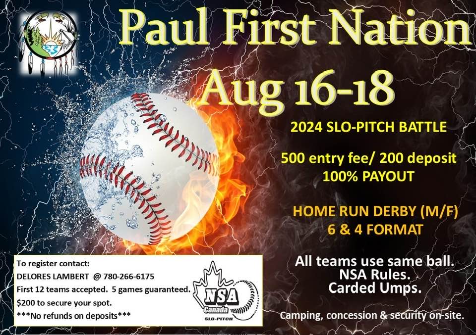 PAUL FIRST NATION Slopitch Battle - NSA Canada